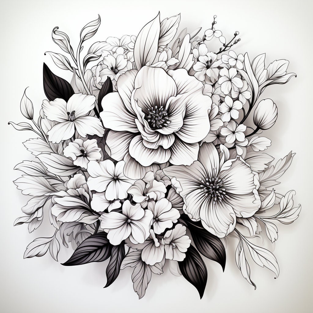 Valentine's Day Coloring Pages art Instant Download Digital AI Artwork ...