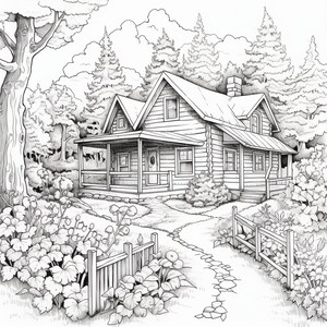 Cabin in the Woods Coloring Pages Printable Downloadable Coloring ...