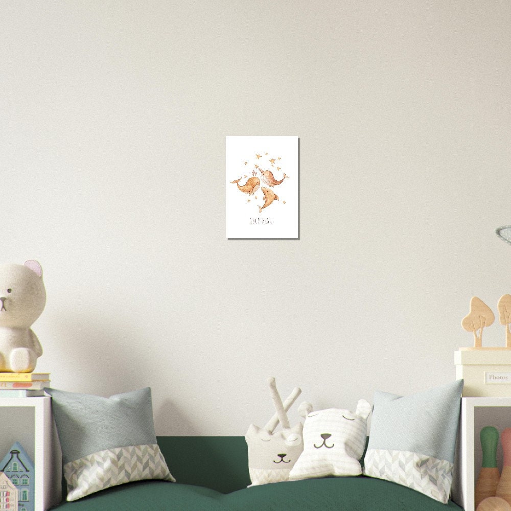 Good Night Children's Poster: Colorful Fantasy, Inspirational Wall ...