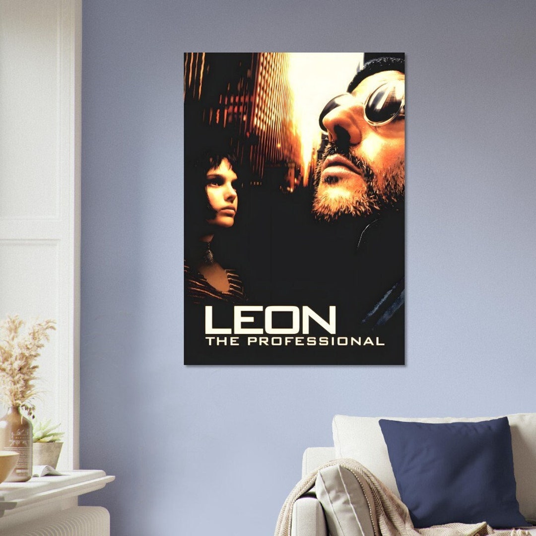 Léon the Professional Retro-vintage Poster Film Classic, Design ...