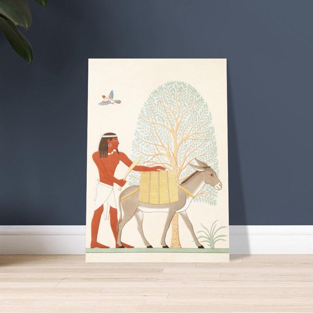 Vintage Egyptian Drawings Posters: Ancient Hieroglyphic Illustrations ...