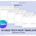 Canva Tech Pack Template Editable 10 Page | Free Sample Hoodie Fashion ...