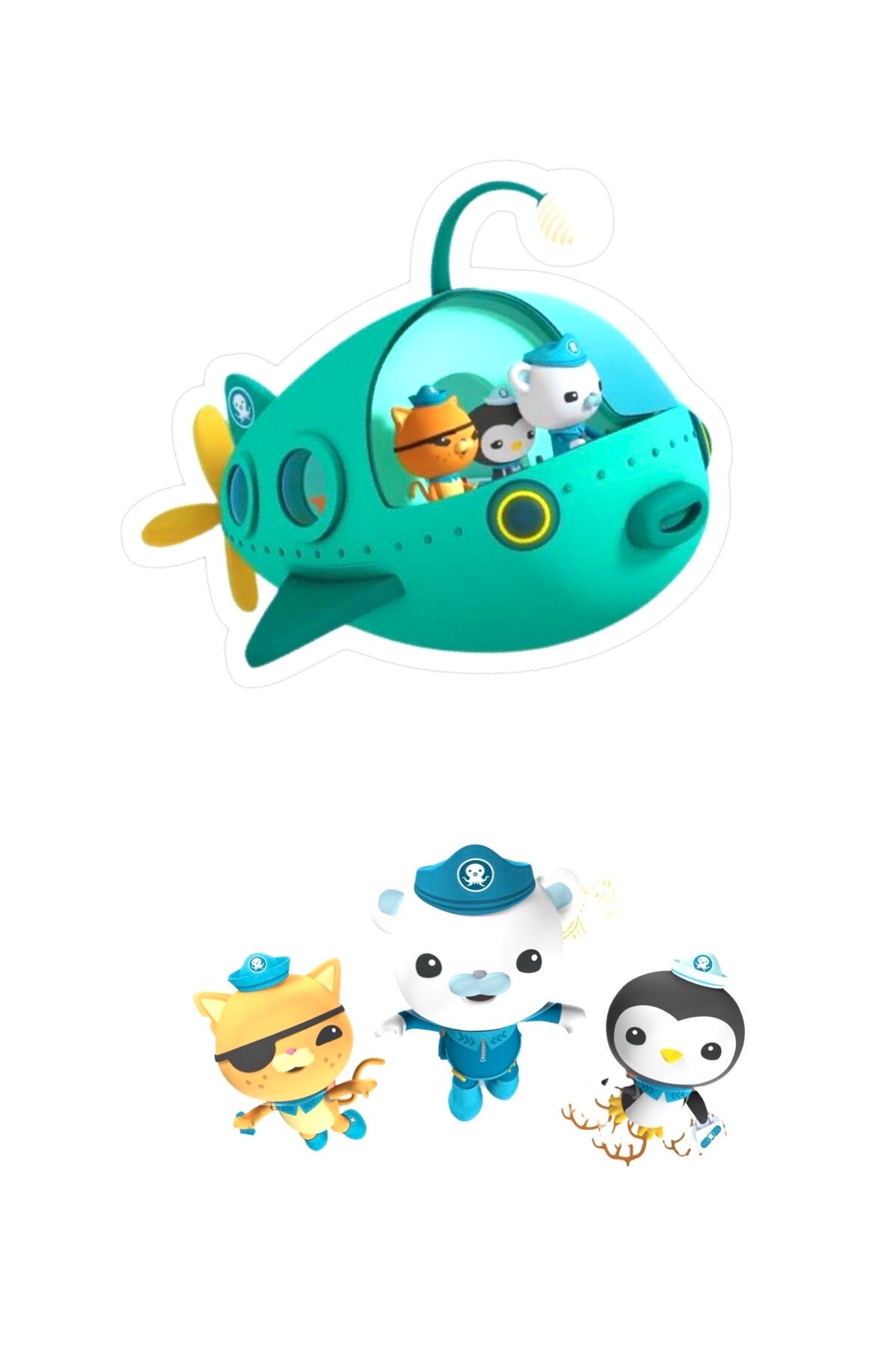 Octonauts Edible Cake Toppers , Can Customize Cake Toppers, Octonauts ...