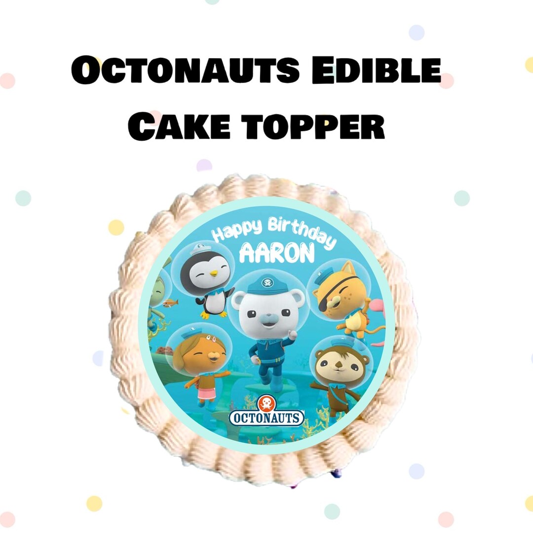 Octonauts Cake Topper , Edible Octonauts Cake Topper - Etsy