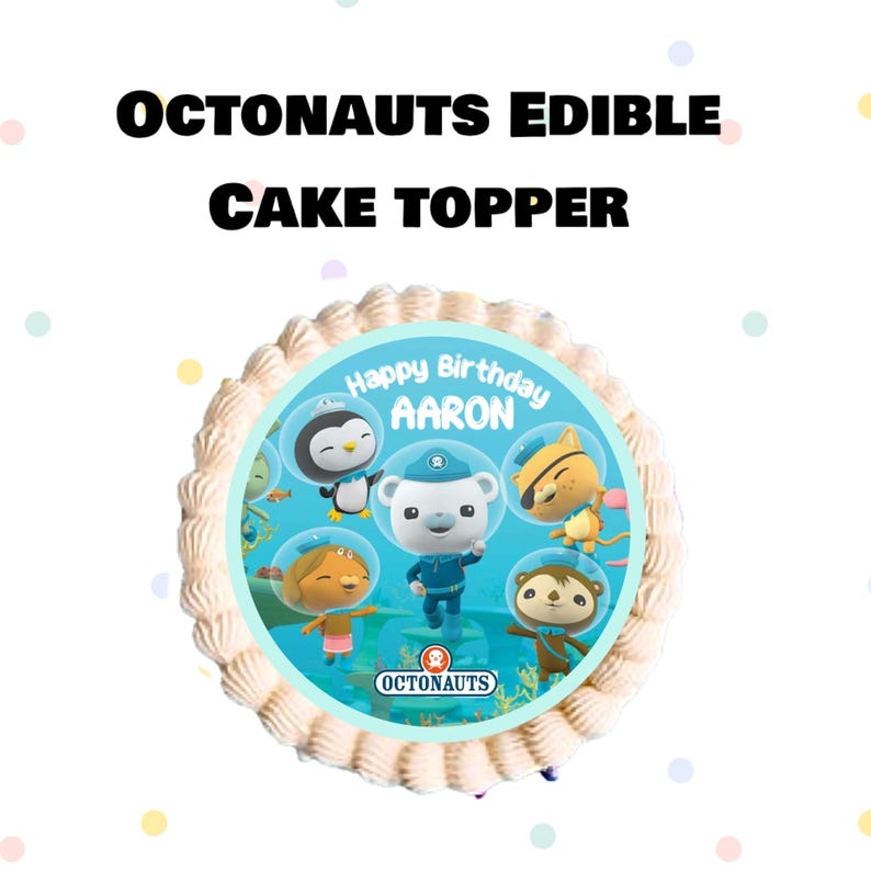 Octonauts Cake Topper , Edible Octonauts Cake Topper - Etsy