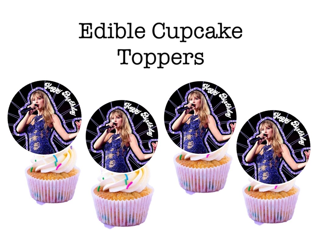Taylor Swift Cupcake Toppers ,swiftie Cupcake Toppers , Can Be ...