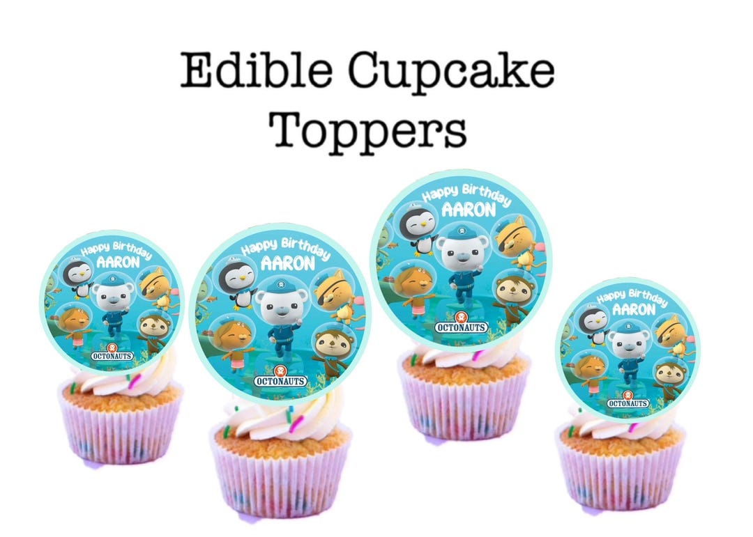 Octonauts Cupcake Toppers , Octonauts Cupcakes Can Customize - Etsy