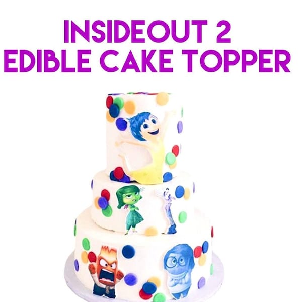 Inside Out Birthday Cake Decorations - Etsy