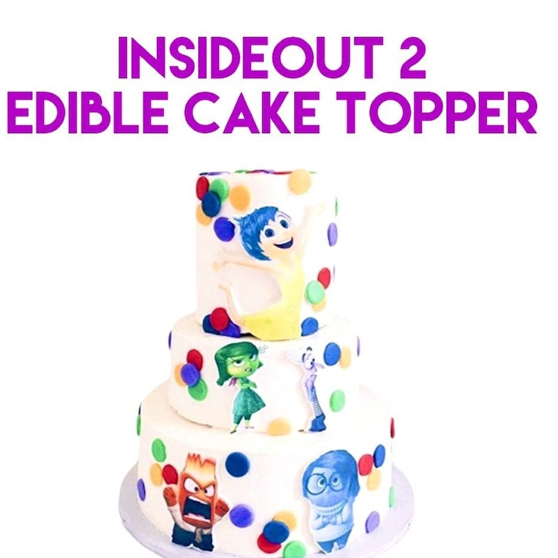 Inside Out 2 Cake Topper - Etsy