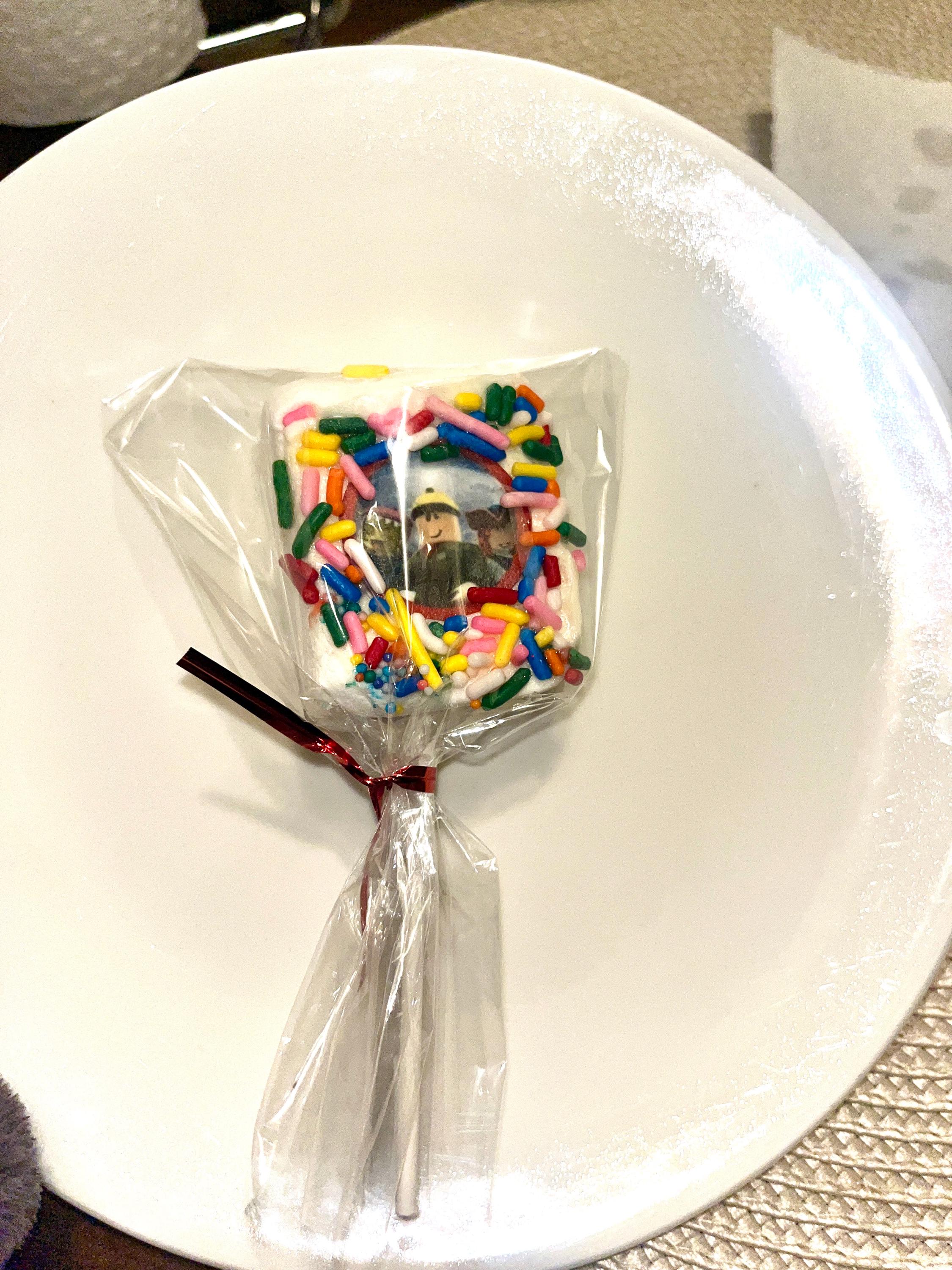 Roblox Marshmallow Pops , Roblox Treats , for Your Roblox Party ...
