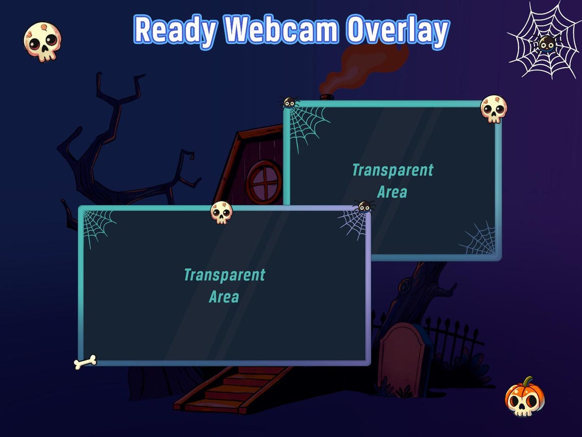 Spooky Coffin. Twitch Overlay, Twitch Screen, Stream Package for Twitch ...