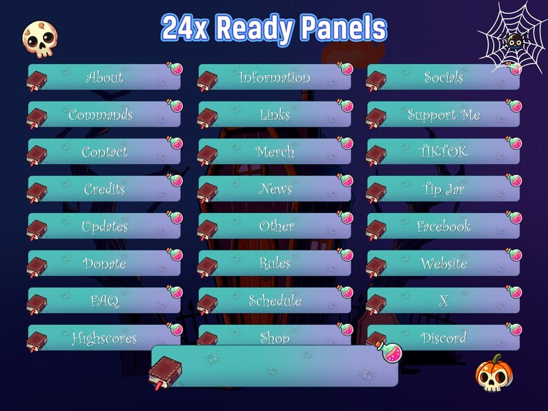 Spooky Coffin. Twitch Overlay, Twitch Screen, Stream Package for Twitch ...
