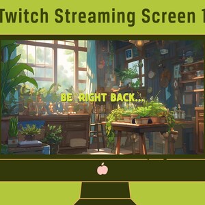 Plant Animated Stream Overlay | Cozy and Cute Stream Background ...