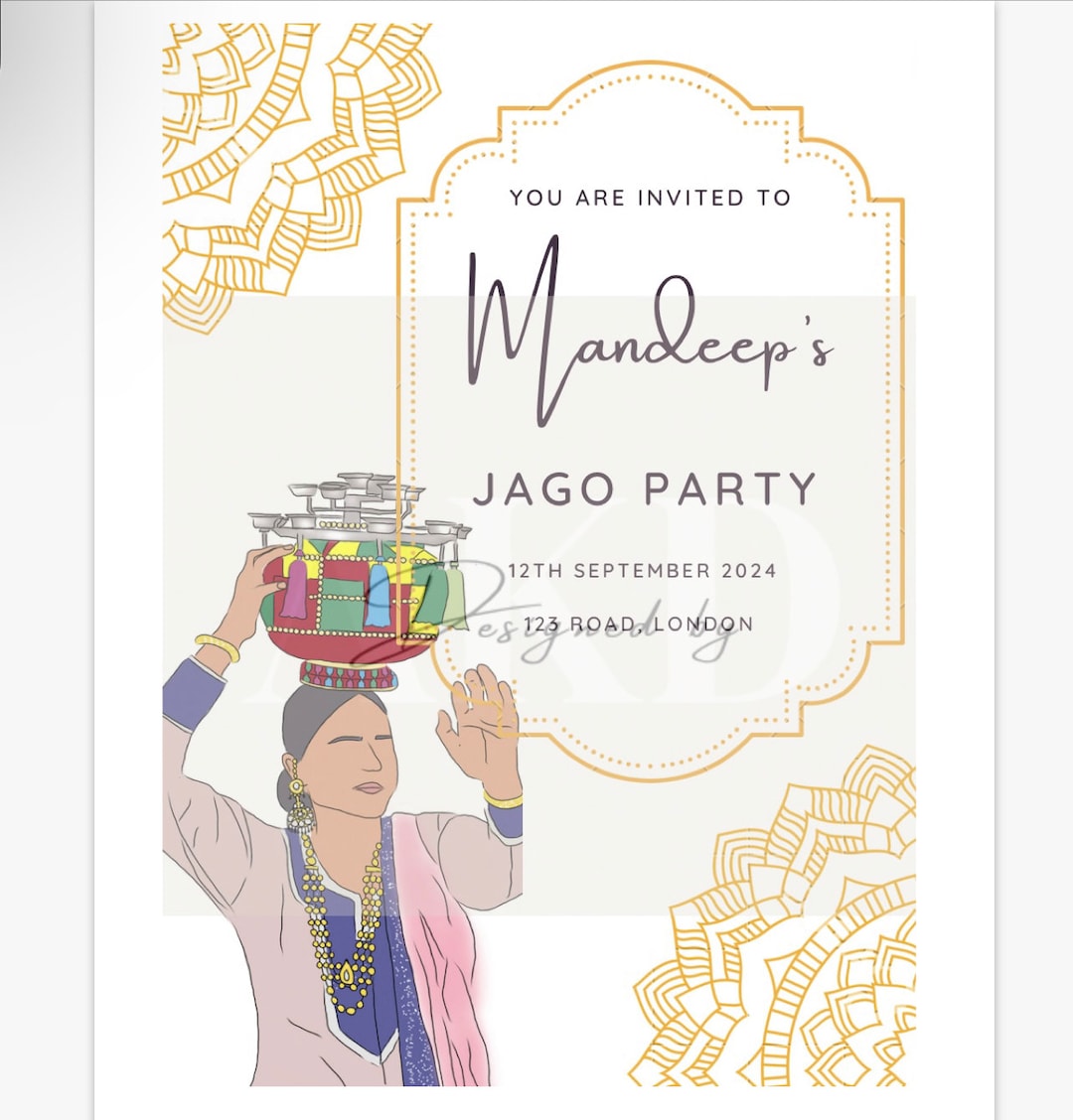 Jago Digital Invitation - Etsy