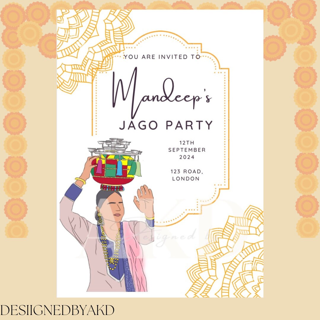 Jago Digital Invitation - Etsy