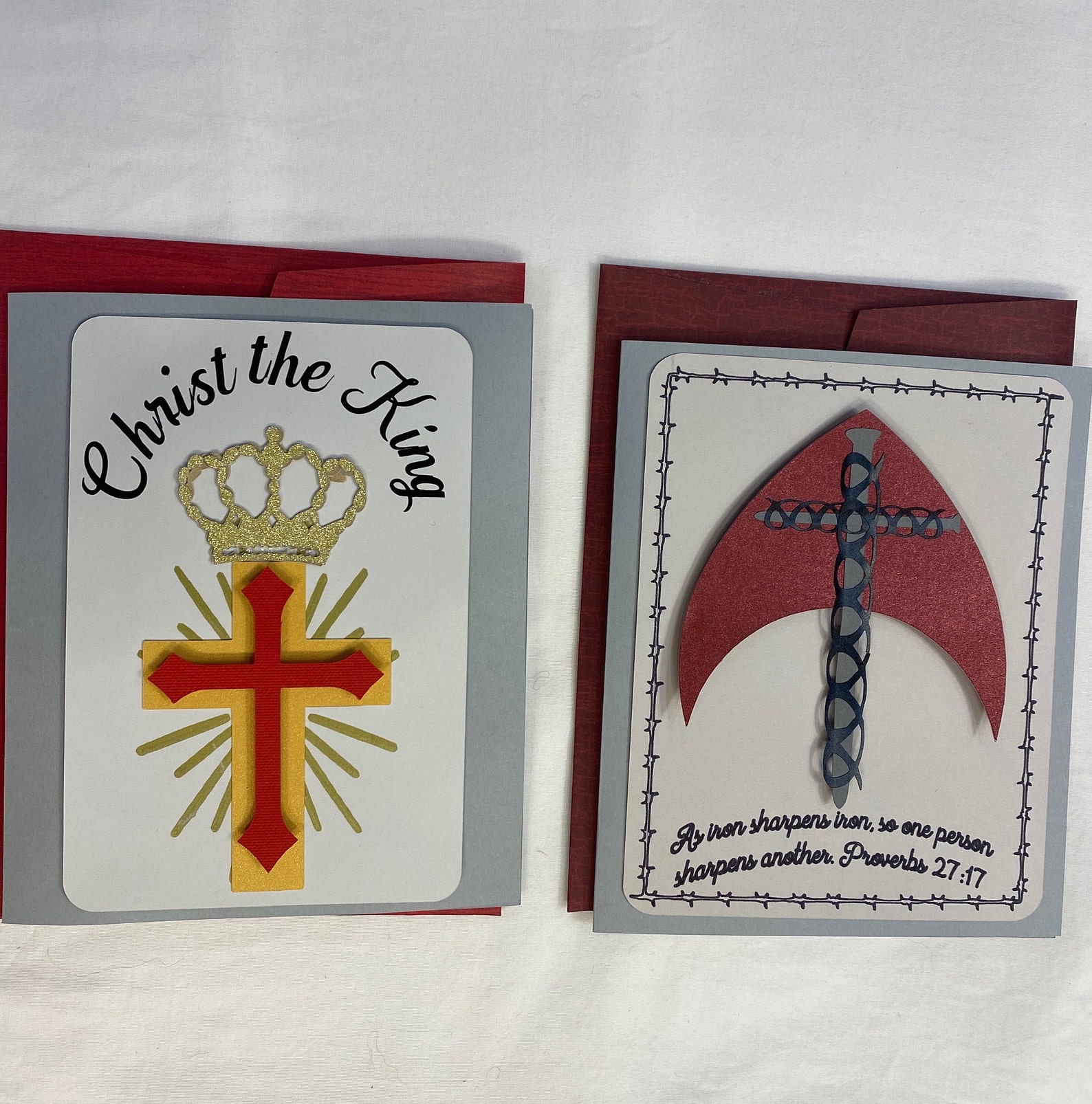 Catholic Stationary Cards. Handmade. Choose From 10 Different Choices ...