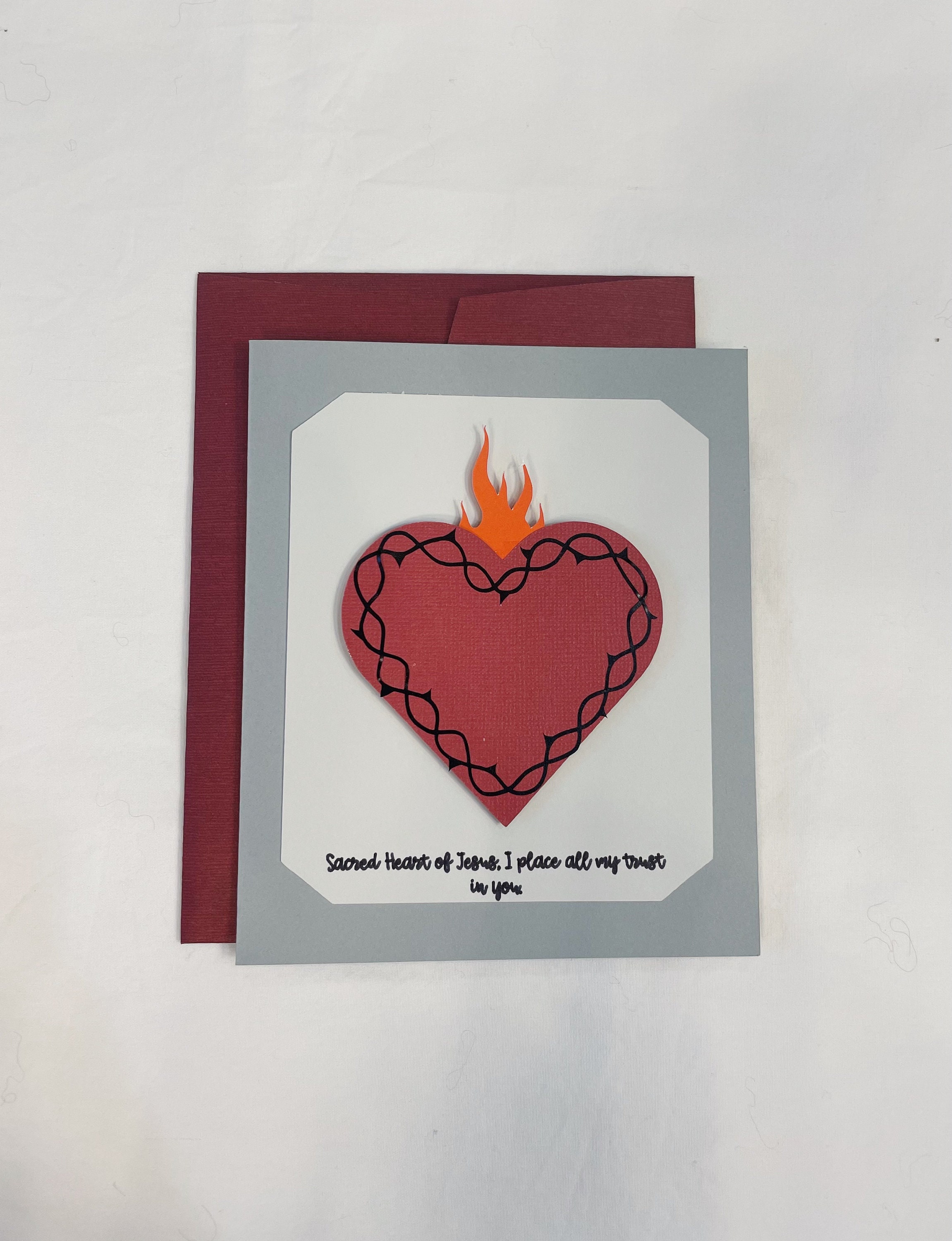 Catholic Stationary Cards. Handmade. Choose From 10 Different Choices ...