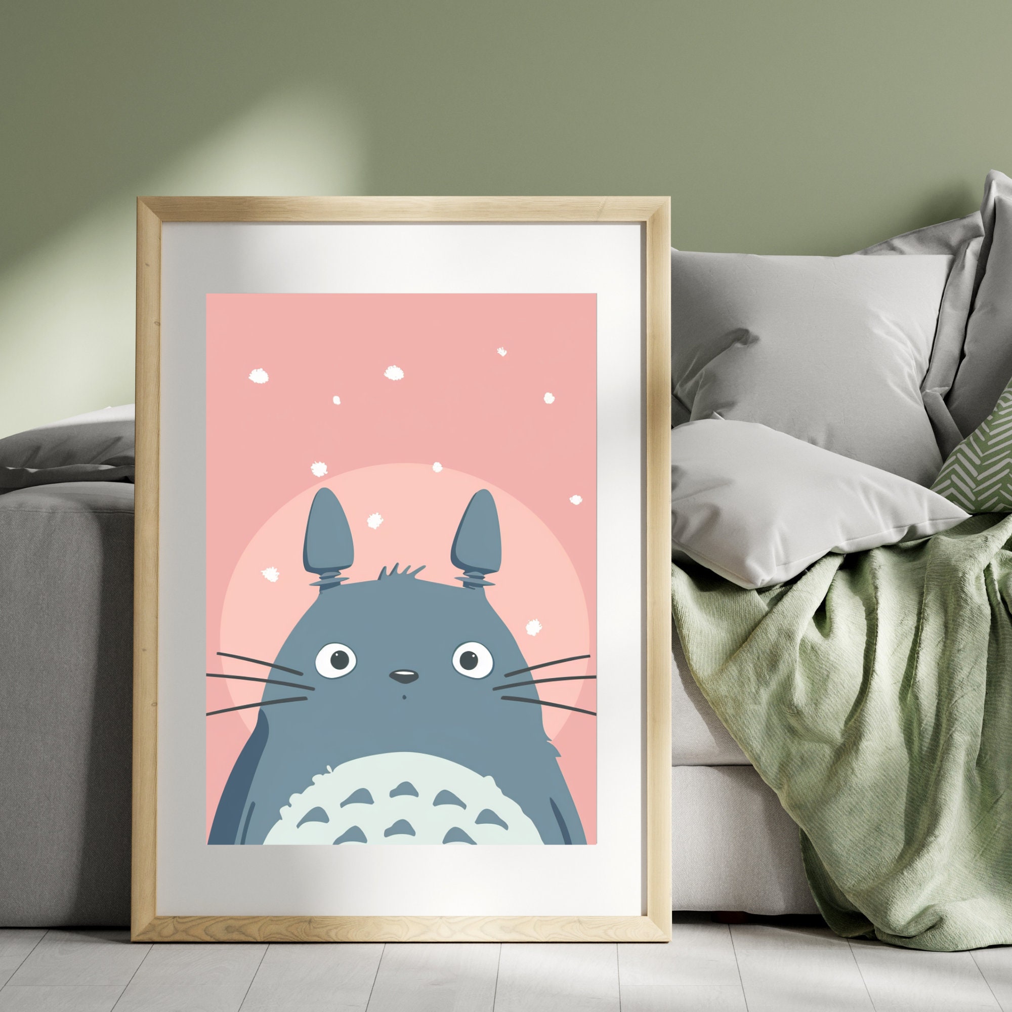 Totoro Digital Paper, Anime Clipart, Anime Digital Paper, 16 Seamless ...