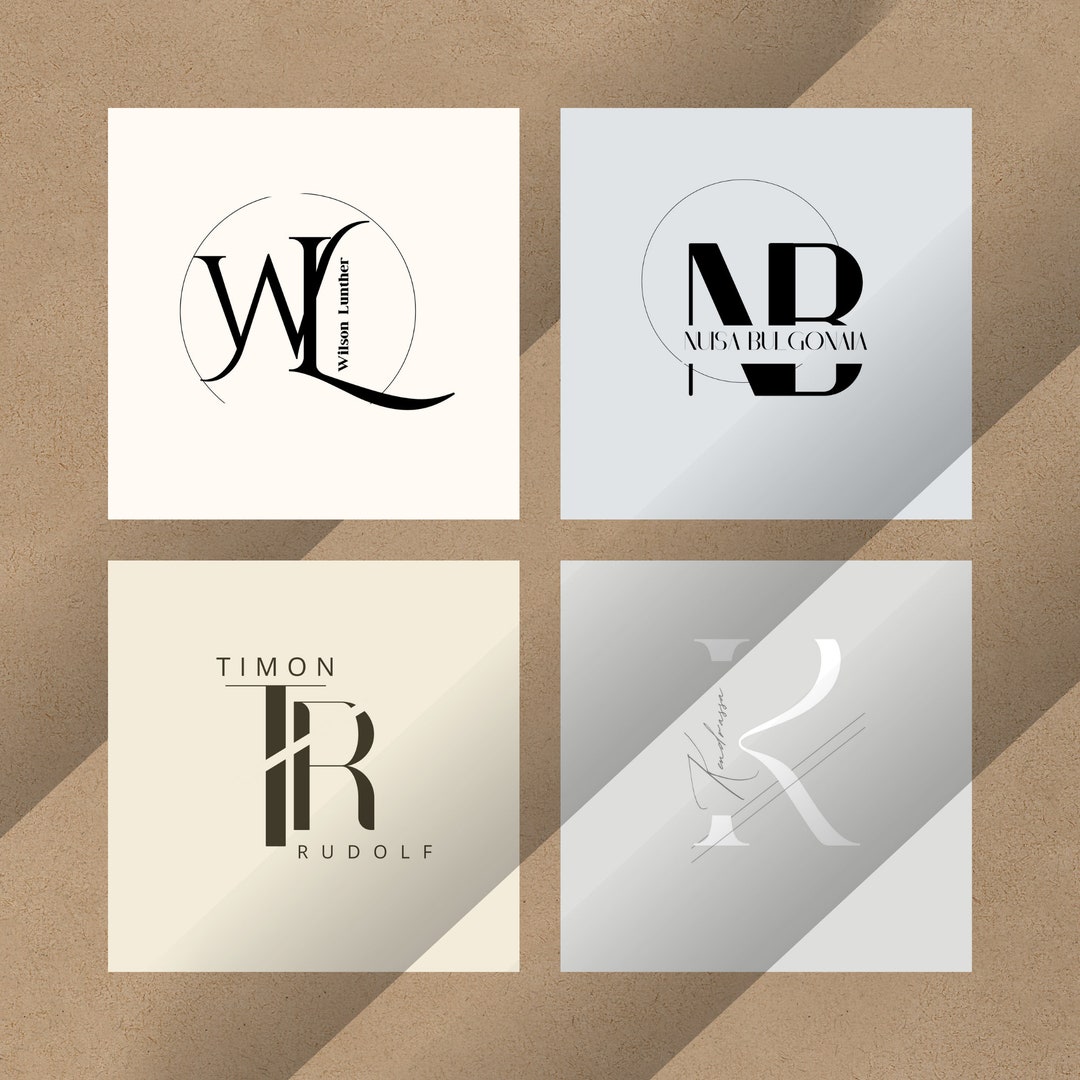 Editable Name Logo Template, Small Business Logo Marketing Branding Kit ...