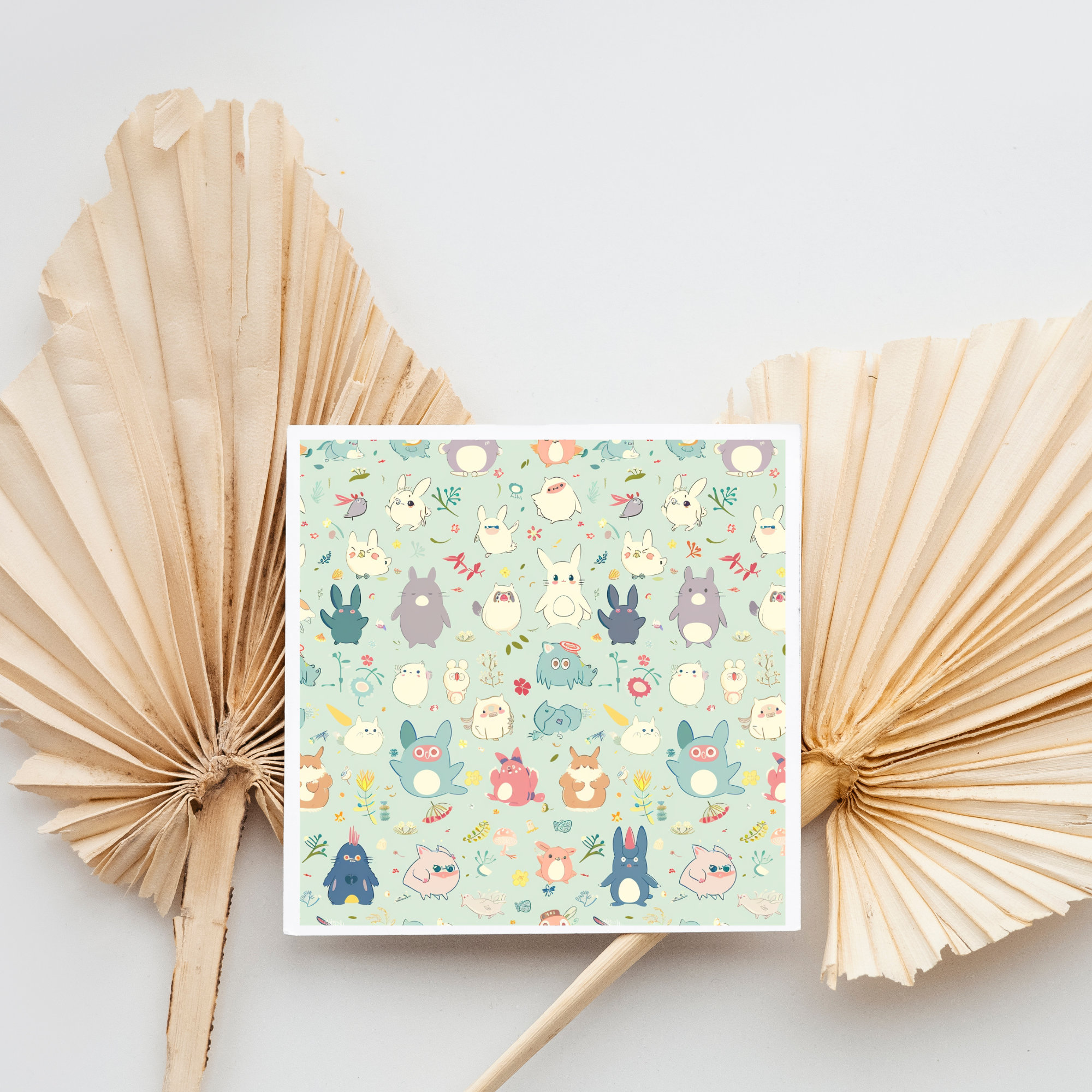 Ghibli Inspired Character Digital Paper, Studio Ghibli Anime Digital ...