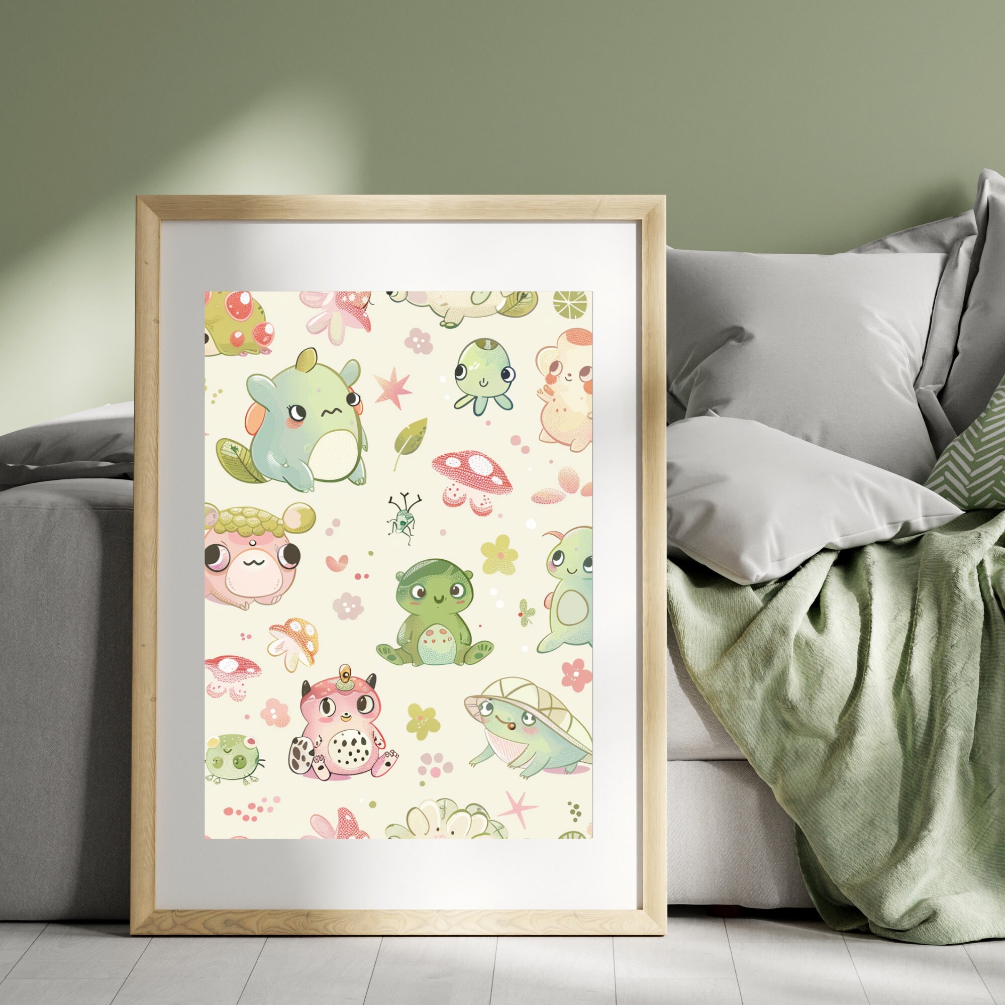 Ghibli Inspired Character Digital Paper, Studio Ghibli Anime Digital ...