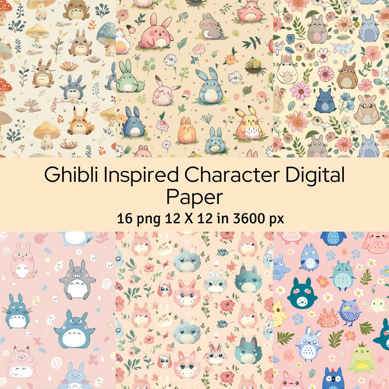 Ghibli Pattern - Etsy