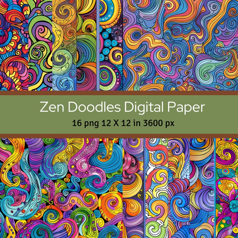 Zen Doodles - Etsy