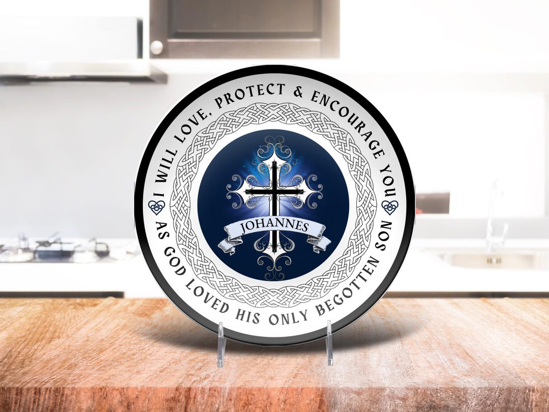 Personalized Christian Name Plate Prayer Best Gift, Christian Gifts ...