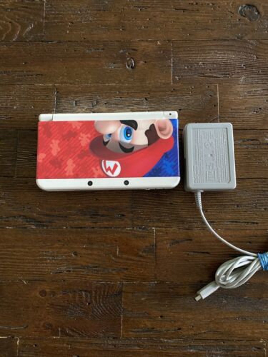 New Nintendo 3DS Super Mario White Edition System With Charger - Etsy