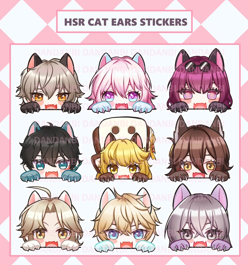 HSR Glossy Honkai Star Rail Vinyl Sticker - Etsy