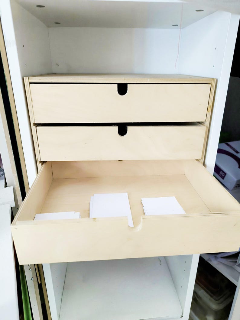 Woodworking Plans for Kallax Shelves Desk Organizer Craft Cabinet Insert Plans for Wood Working ...