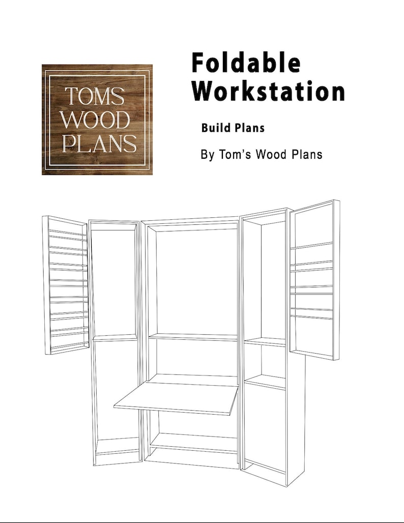 Foldable Workstation Foldable Craftroom Craft Room Closet Plans for ...