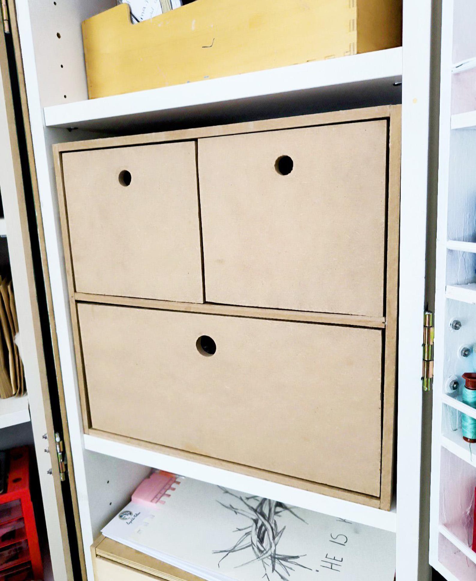 Kallax Insert Billy Insert Kallax Self Insert for Ikea Shelves Desk Organizer Craft Room Cabinet ...