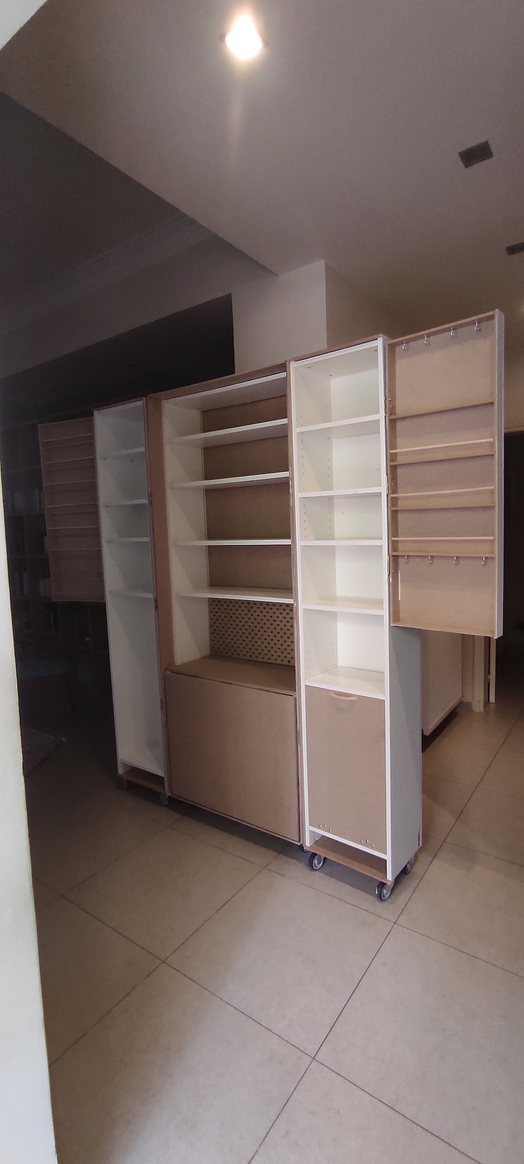 Dsplay Cabinet Woodworking Plan Craft Table Plan Compact Crafting Table ...