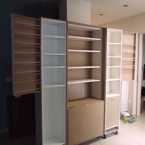 Craft Table Compact Crafting Table Base Storage Cabinet Craft Supplies ...