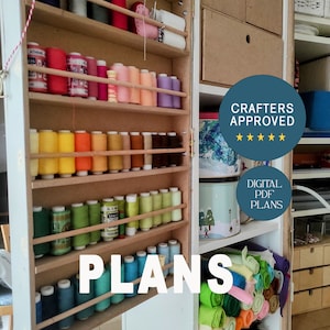 Sewing Supplies Storage Box Plan Craft Supplies and Tools Organization ...