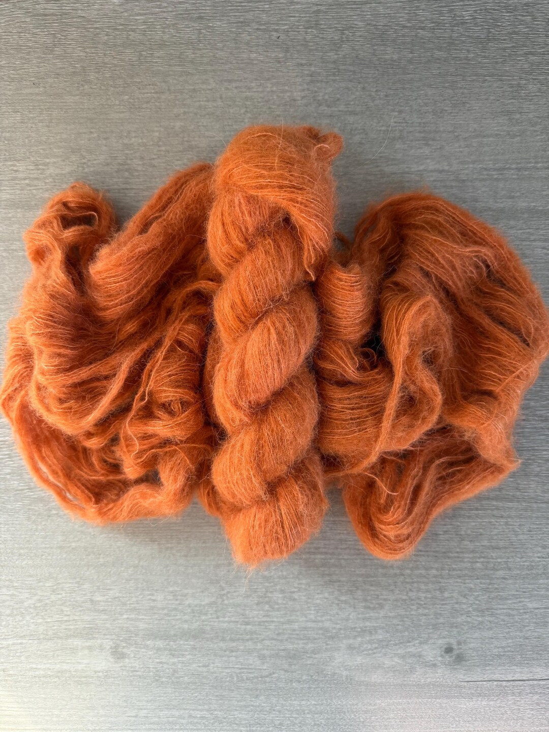 Suri Alpaca Silk Yarn: “rusty Griswold” Hand Dyed Sport Weight - Etsy