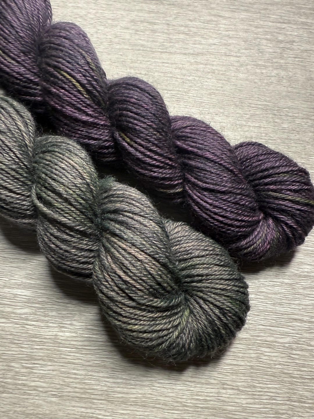 Raven and Zombie Mini Skein Yarn Set: Fingering Weight Yarn - Etsy