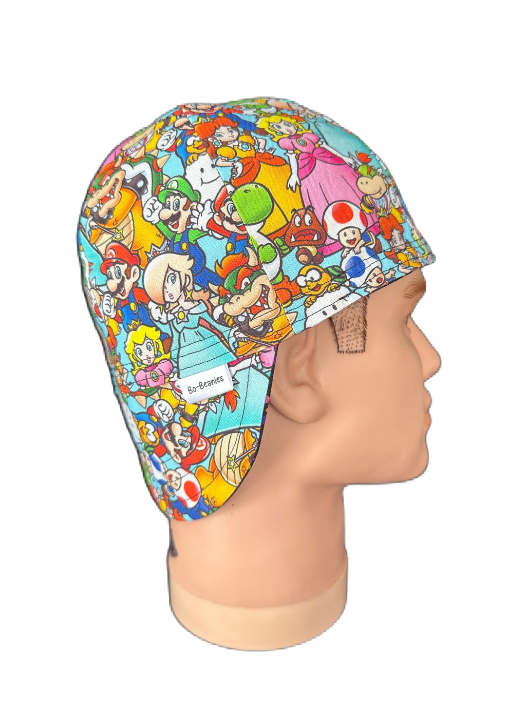 Nintendo Welding Beanie Hat Fun Reversible Cotton Welder Cap Character ...