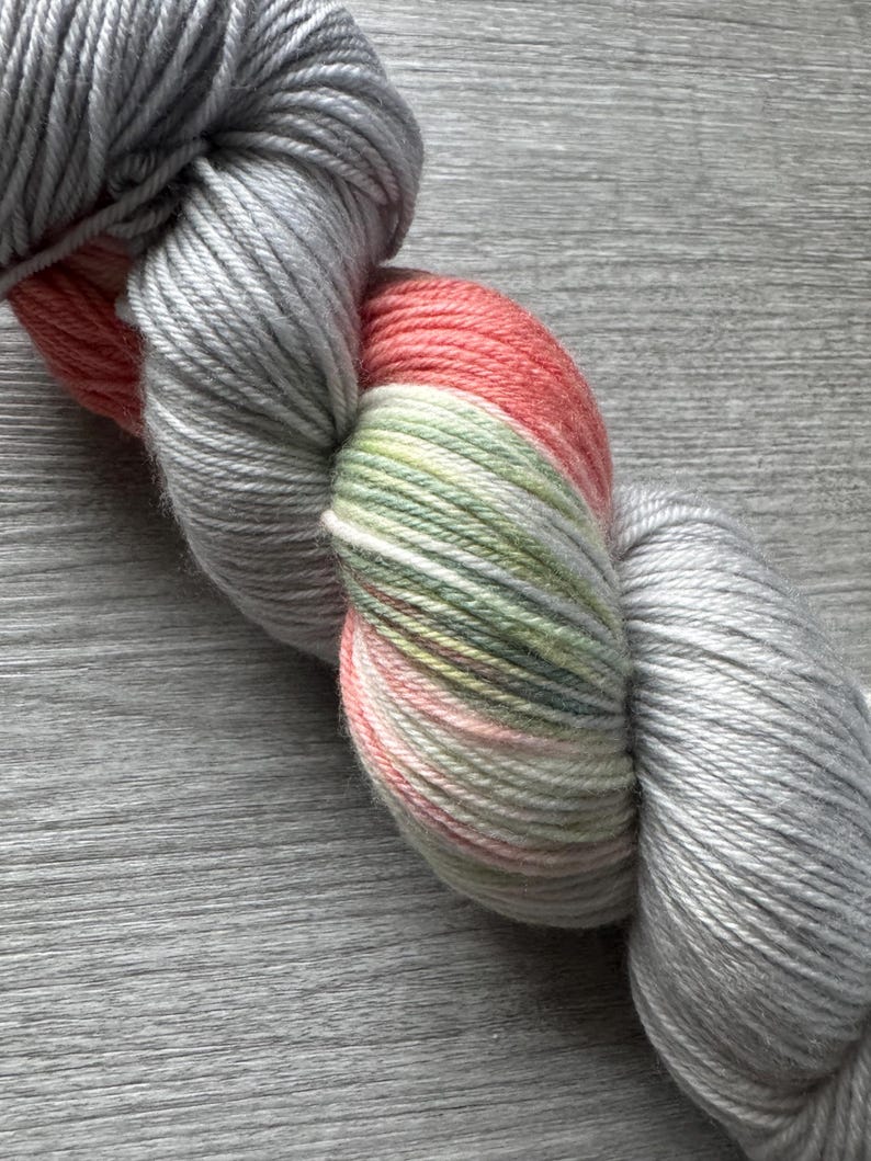 Assigned Pooling Yarn Hand Dyed Fingering Weight Yarn Super Wash Merino ...