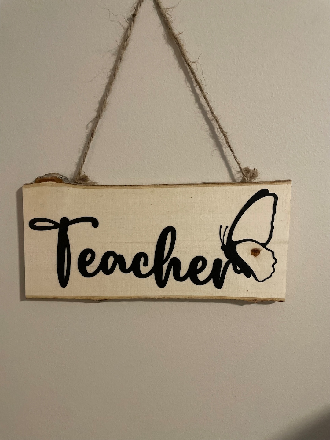 Teacher Wooden Sign - Etsy