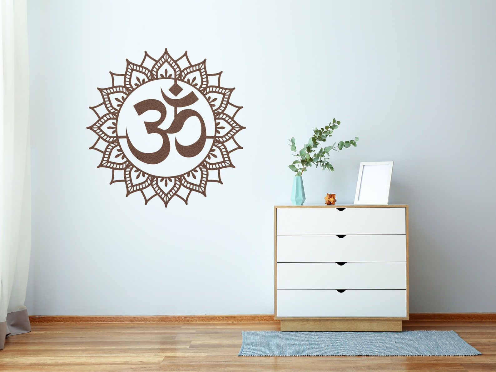 Om Sign, Om Wall Art, Om Wall Decor, Metal Om Decor, Yoga Gifts, OM ...