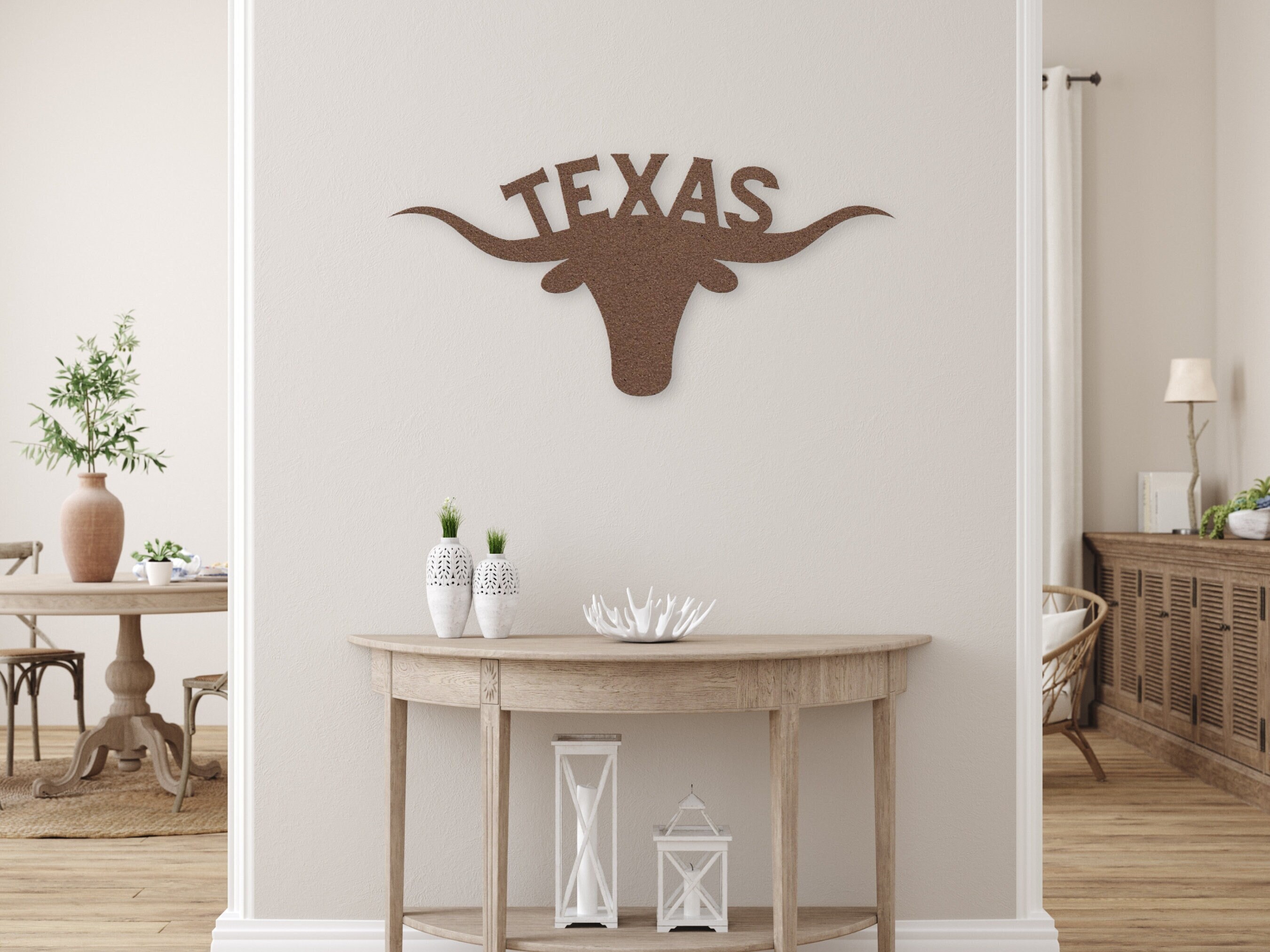 Longhorn Metal Sign, Longhorn Metal Wall Art, Longhorn Gift, Cow Skull ...