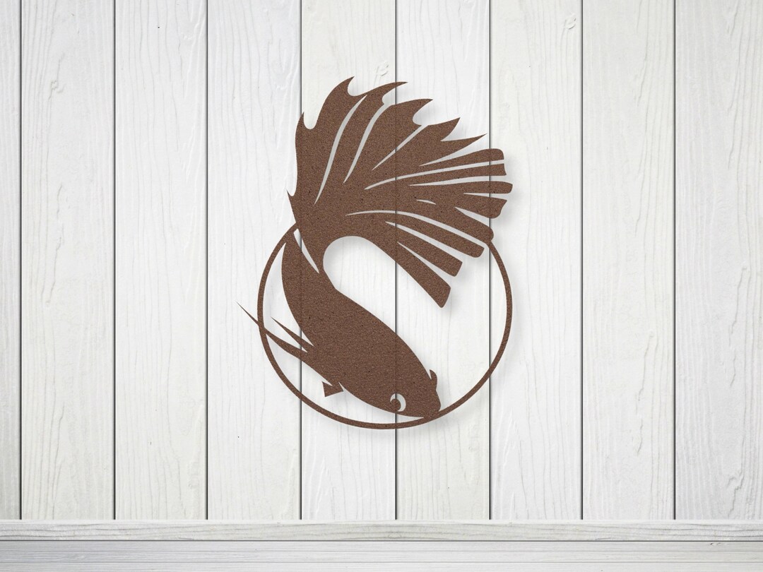 Fantail Goldfish, Fish Metal Wall Art, Metal Fish Wall Art, Fish Wall ...
