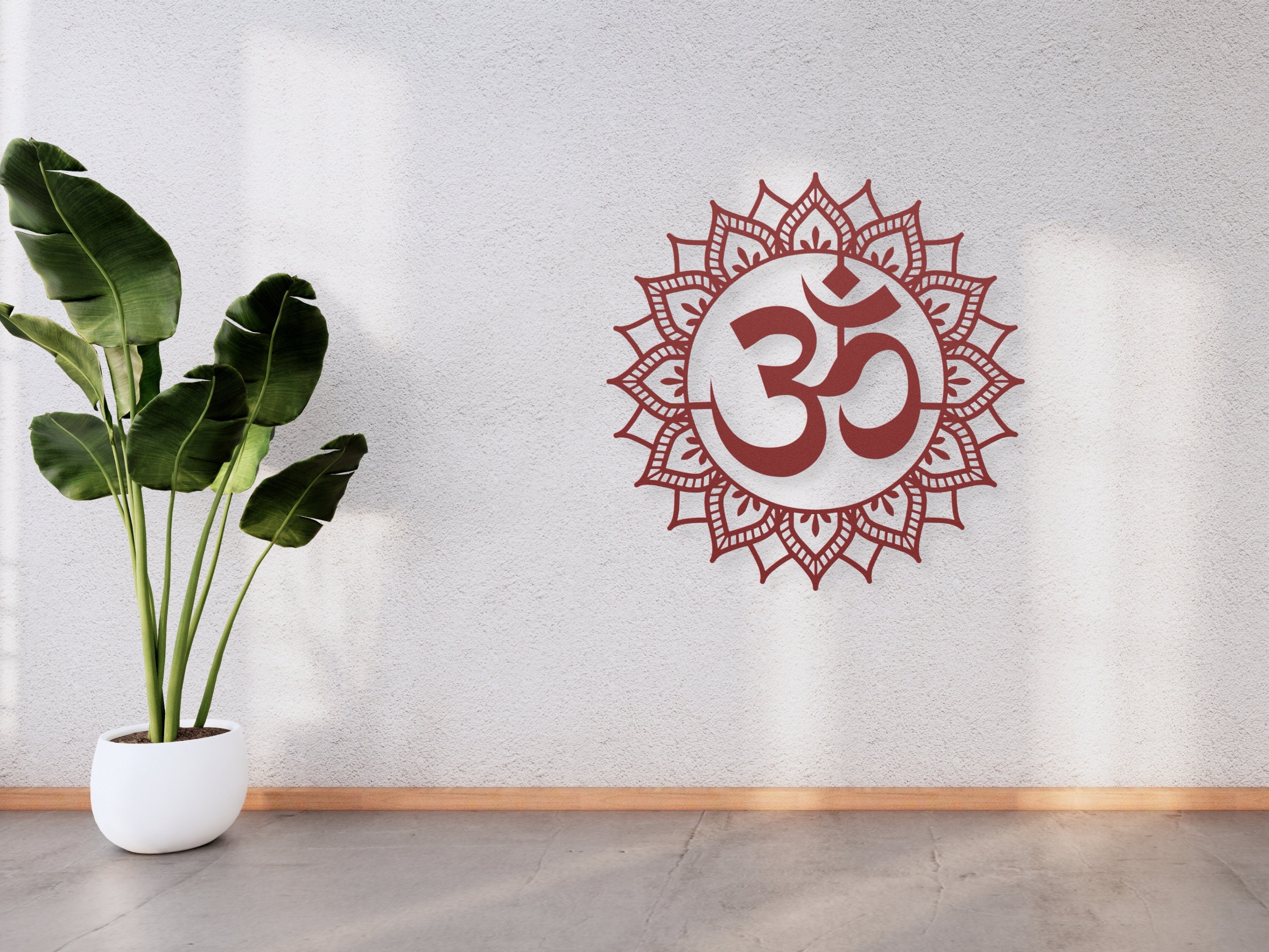 Om Sign, Om Wall Art, Om Wall Decor, Metal Om Decor, Yoga Gifts, OM ...