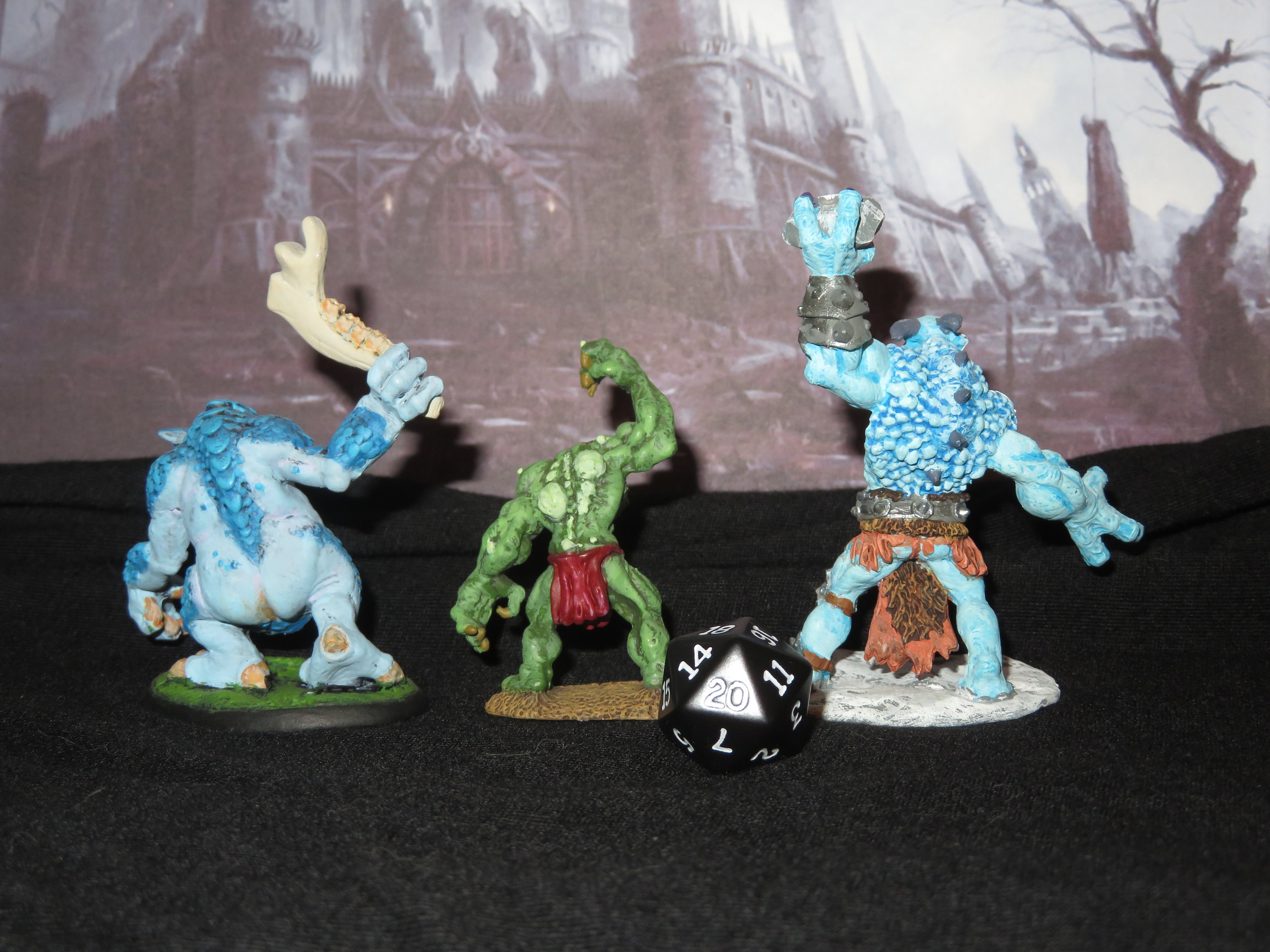 Painted Reaper Bones Troll Miniatures - Etsy