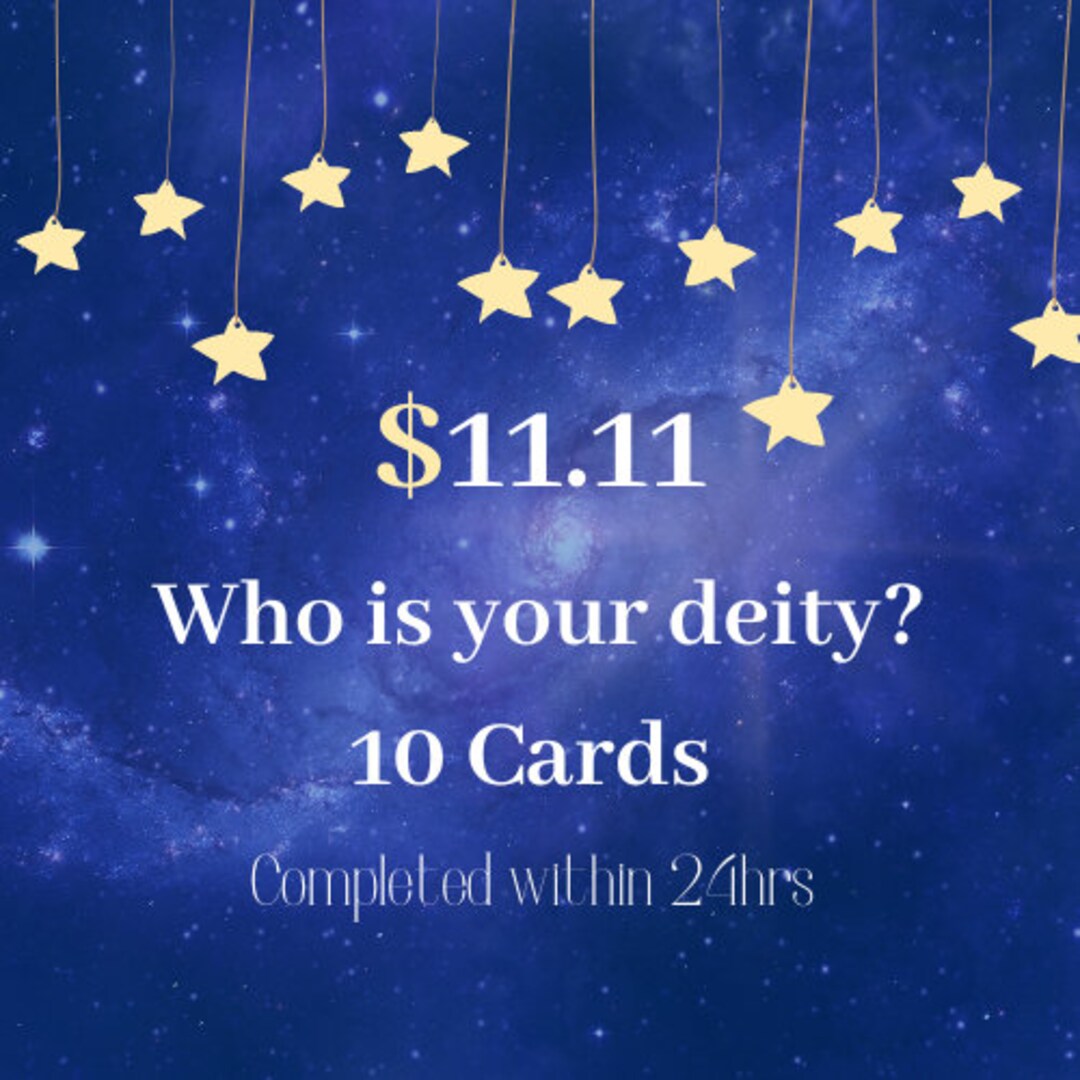 Deity Reading Who is Your Deity Tarot Reading Tarot - Etsy