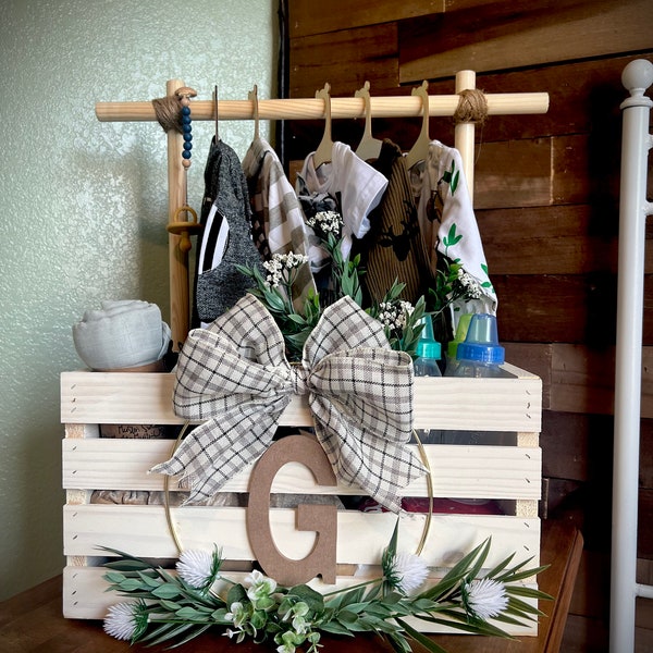 Baby Shower Gift Crate Closet - Etsy
