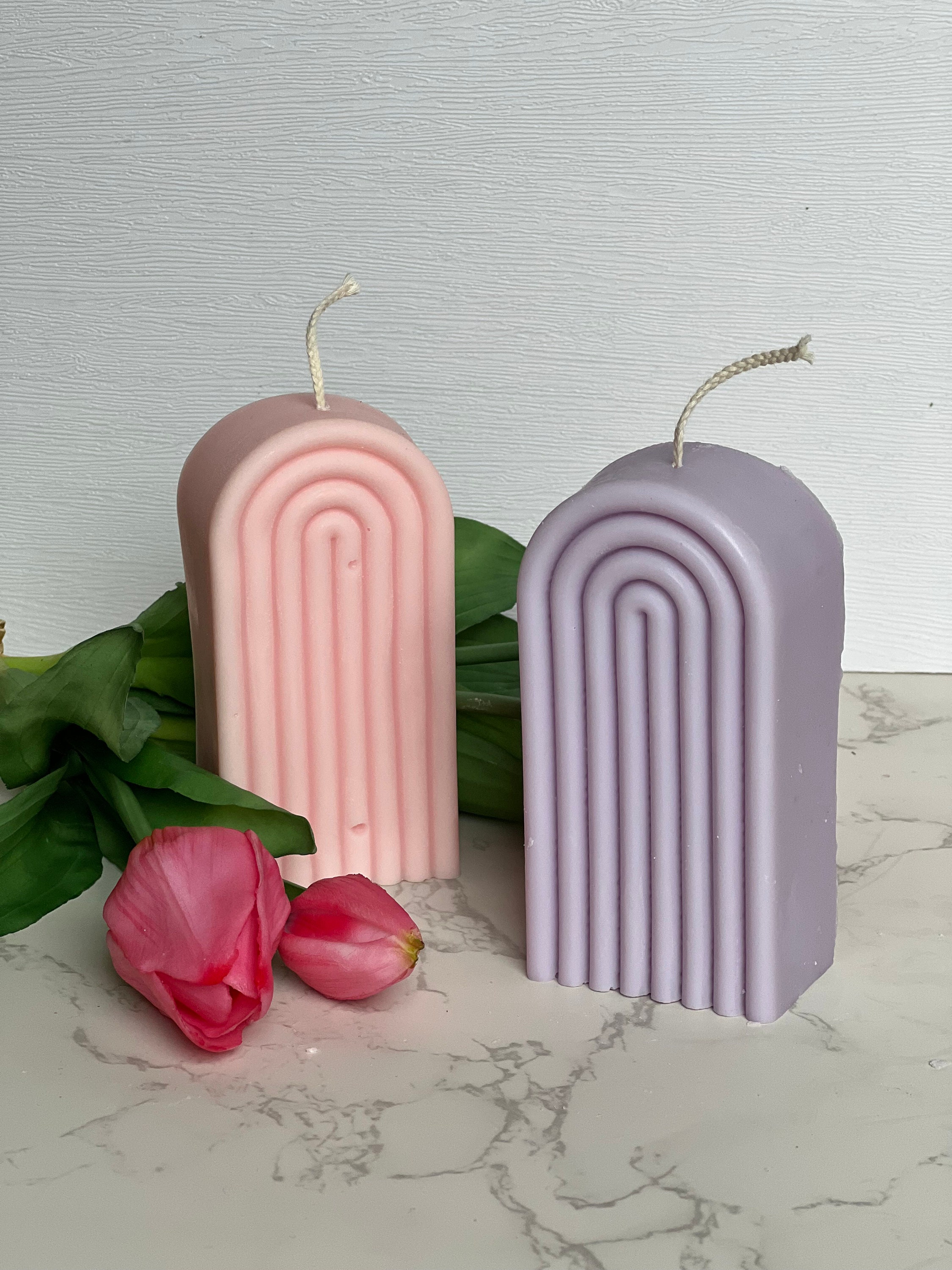 Rainbow, Candle, Candles, Rainbow Candle, Arc, Arc Candle - Etsy
