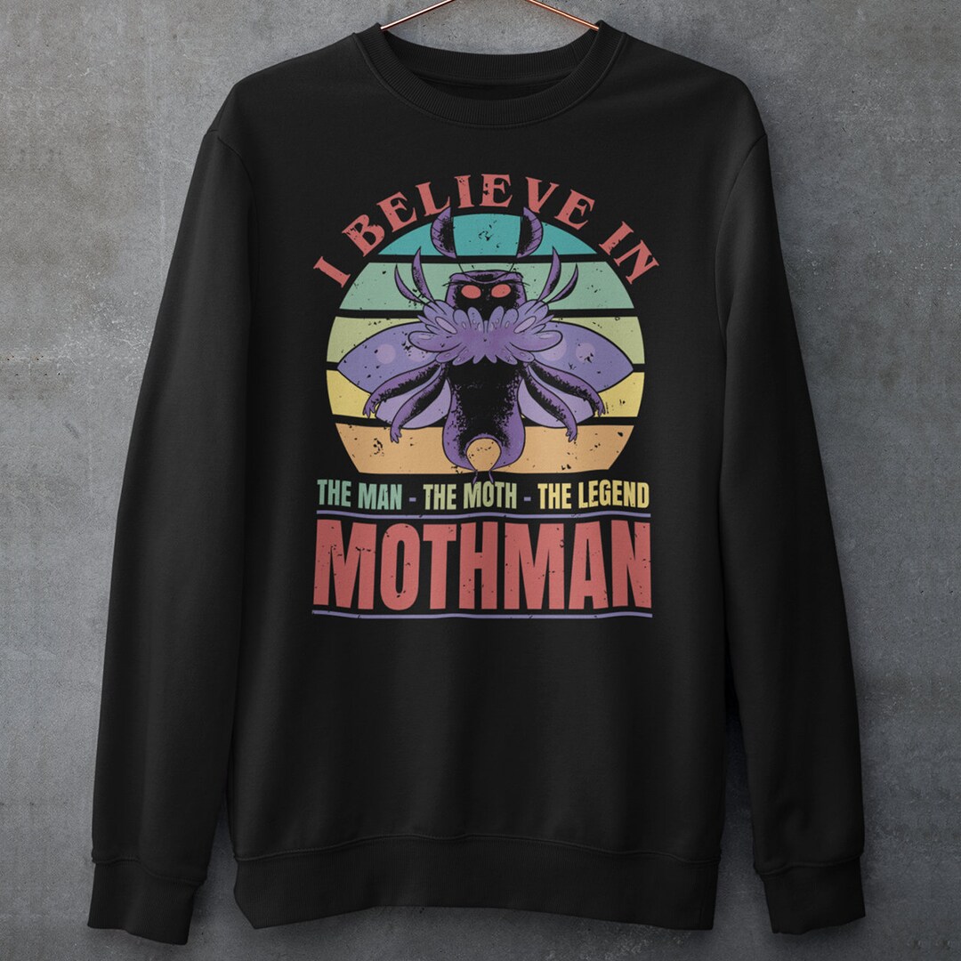 The Man the Moth the Legend Mothman Sweatshirt - Urban Legend Shirt ...